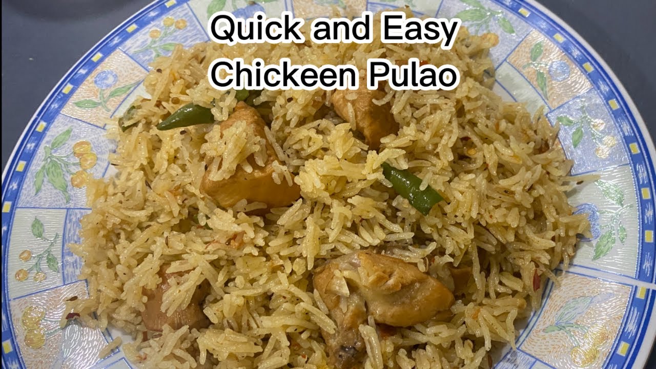 Quick Easy Chicken Pulao |Best Chicken Pulao Recipe #Flavourbook # ...