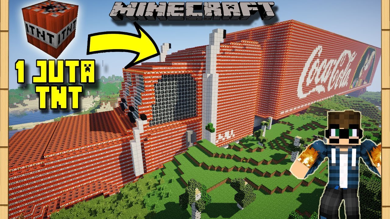 1 Juta TNT Coca Cola Minecraft - YouTube