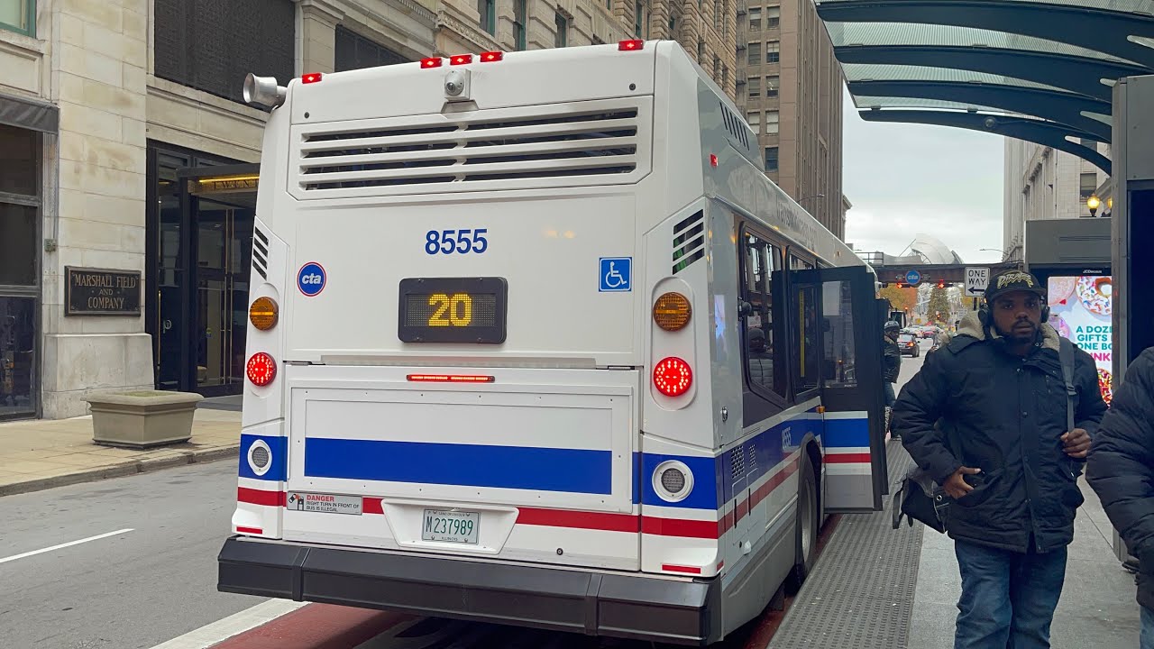 (Brand New Bus!) CTA On-Board 2023 Nova LFS Bus 8555 On Rt 20 Madison ...