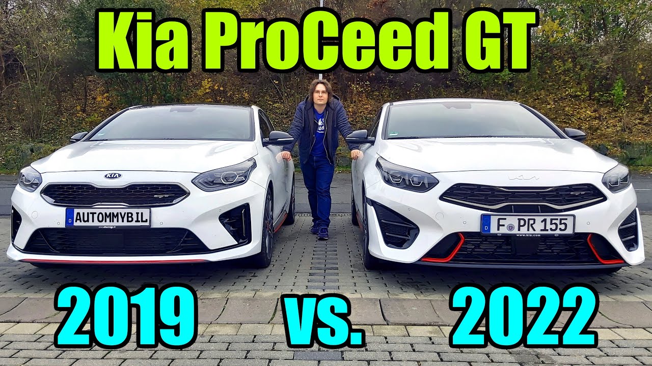 Kia ProCeed GT Facelift 2022 vs. 2019 - Vergleich Test Bericht Meinung ...