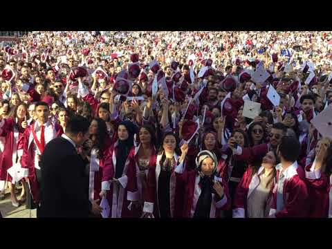 İstanbul Aydın Üniversitesi #2018Mezuniyet Töreni 2. Periyodunda Kep Atma Coşkusu