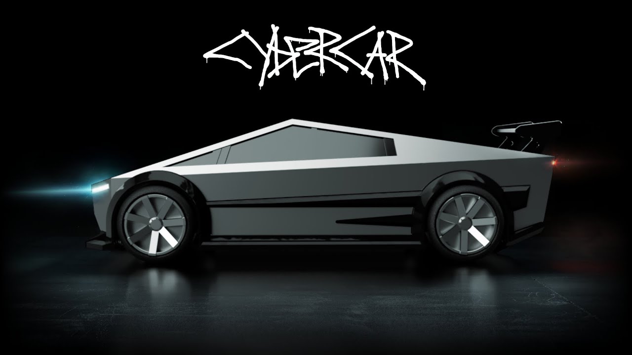 TESLA CYBERCAR / CYBERTRUCK - 3D Printed scale model kit - YouTube