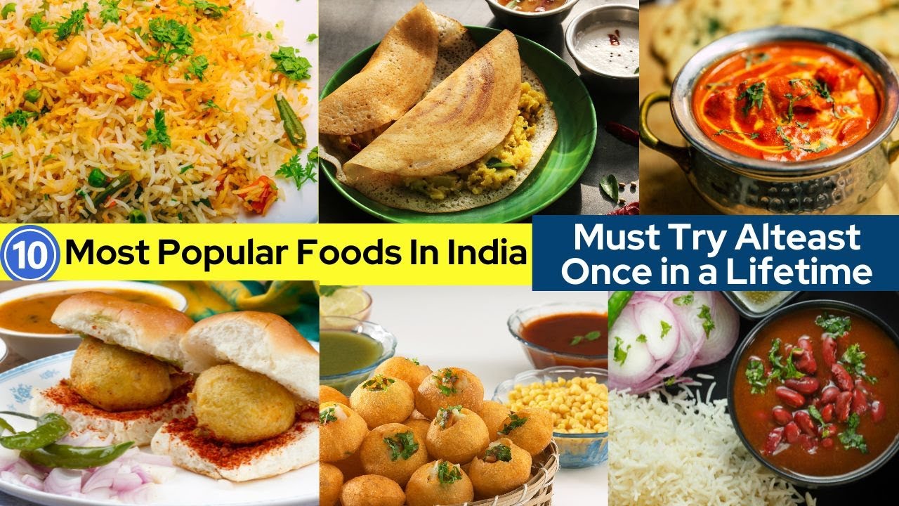 Top 10 Most Famous Food in India | Popular Food in India - YouTube