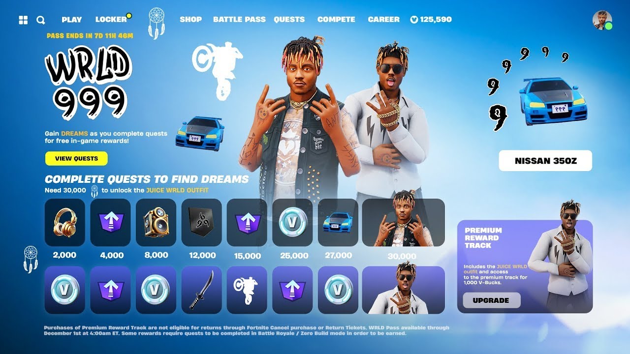 Kostenloser JUICE WRLD Skin (NEUES UPDATE) - YouTube