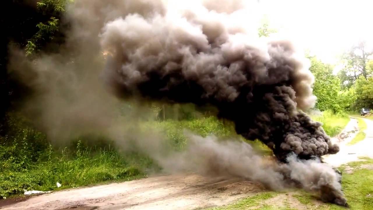 Fumigena / Smoke RDG2 Black - by PyRO SUD EST SHOP - YouTube