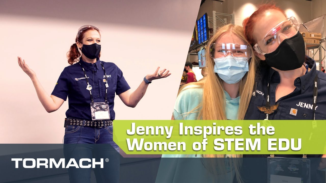 Jenny Inspires Women In STEM Education and FIRST Robotics - YouTube