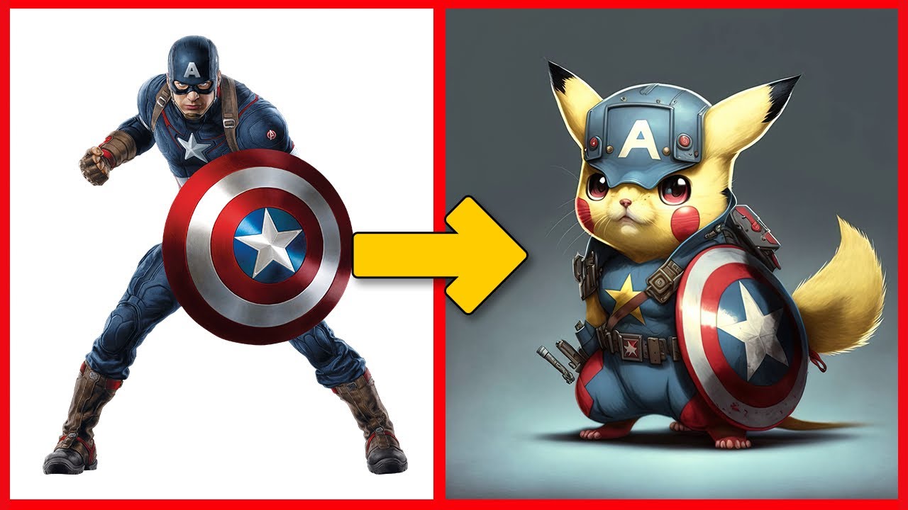 SUPERHERO’s but Pikachu-HEROES 🔥 All Characters - YouTube