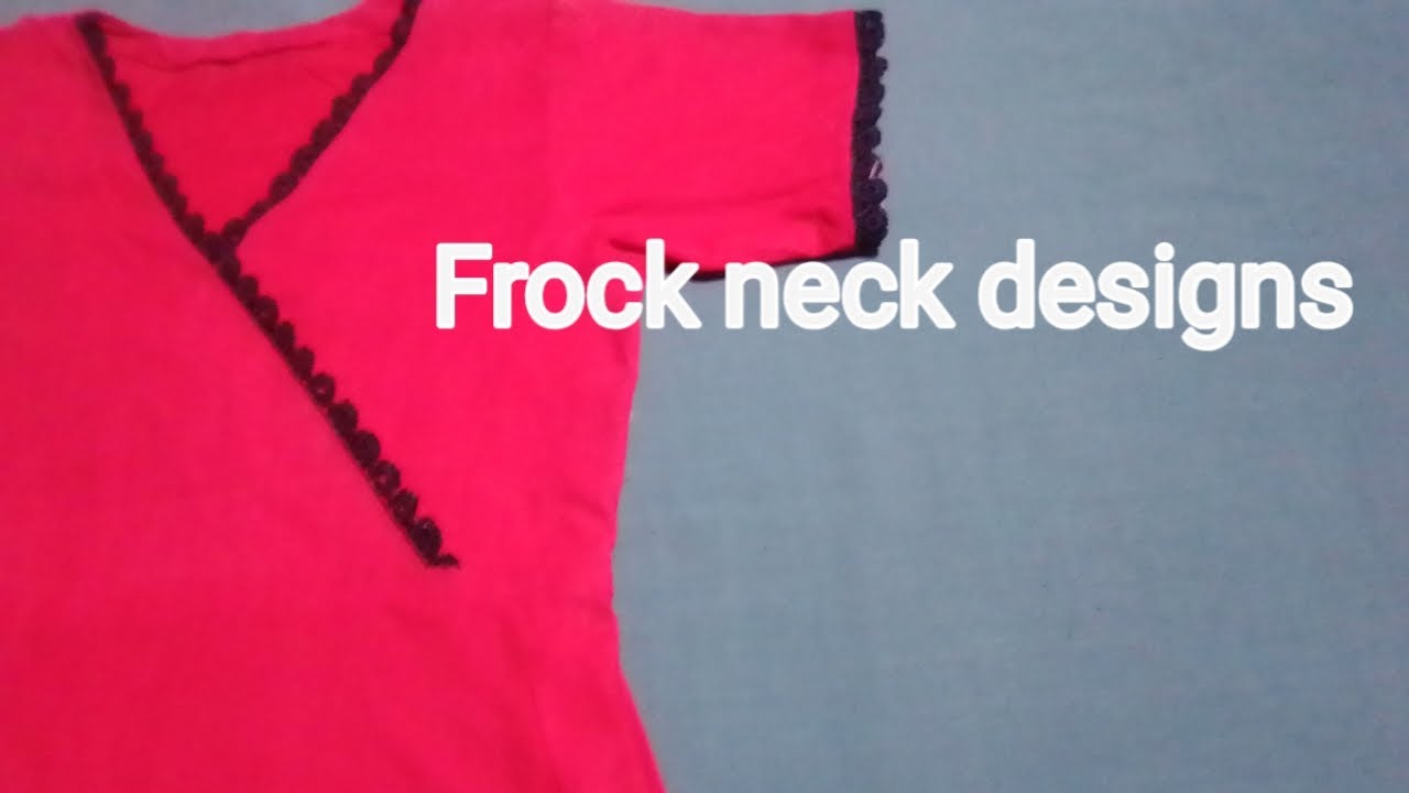 Frock neck design//Frock k different designs//فراک کے گلے کے ڈیزاٸن ...