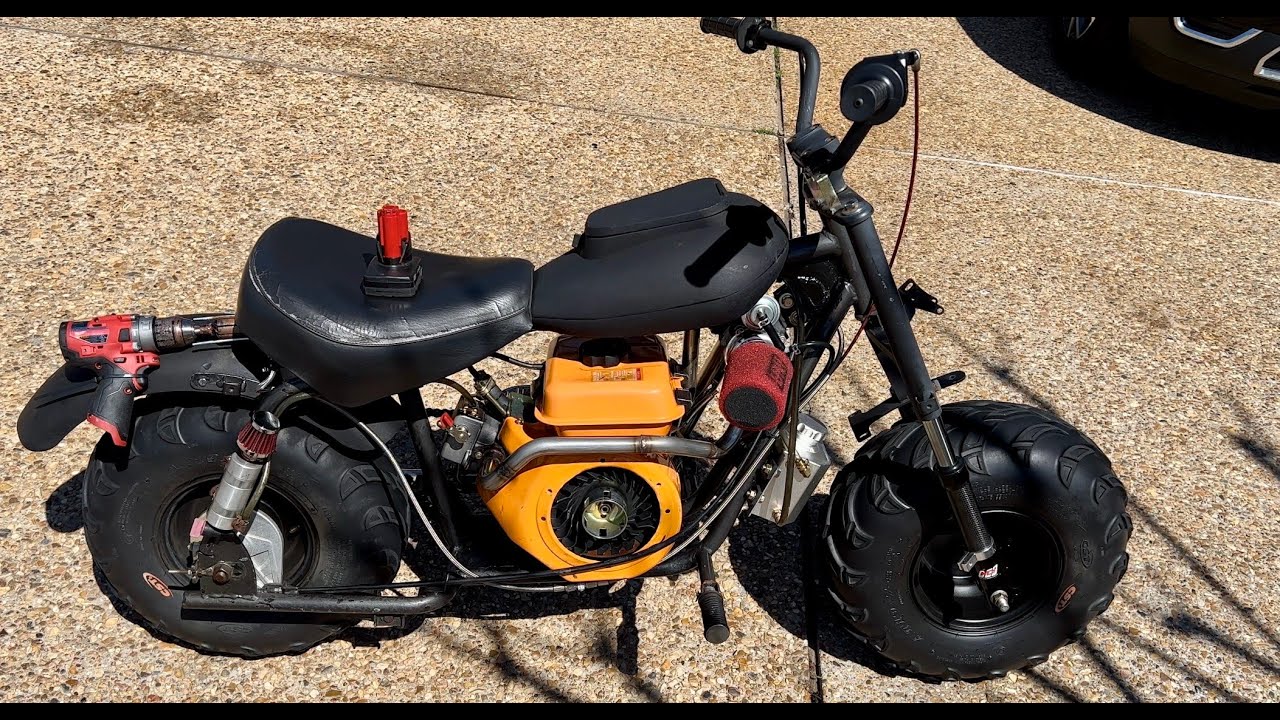 Turbo-Diesel Minibike Build Pt.2 Update - YouTube