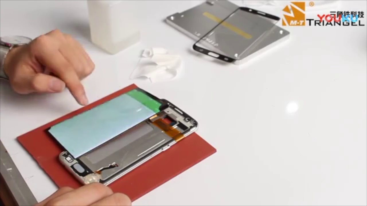 OCA Lamination Machine S7 Edge MT No:2 Mobile OCA Machine - YouTube