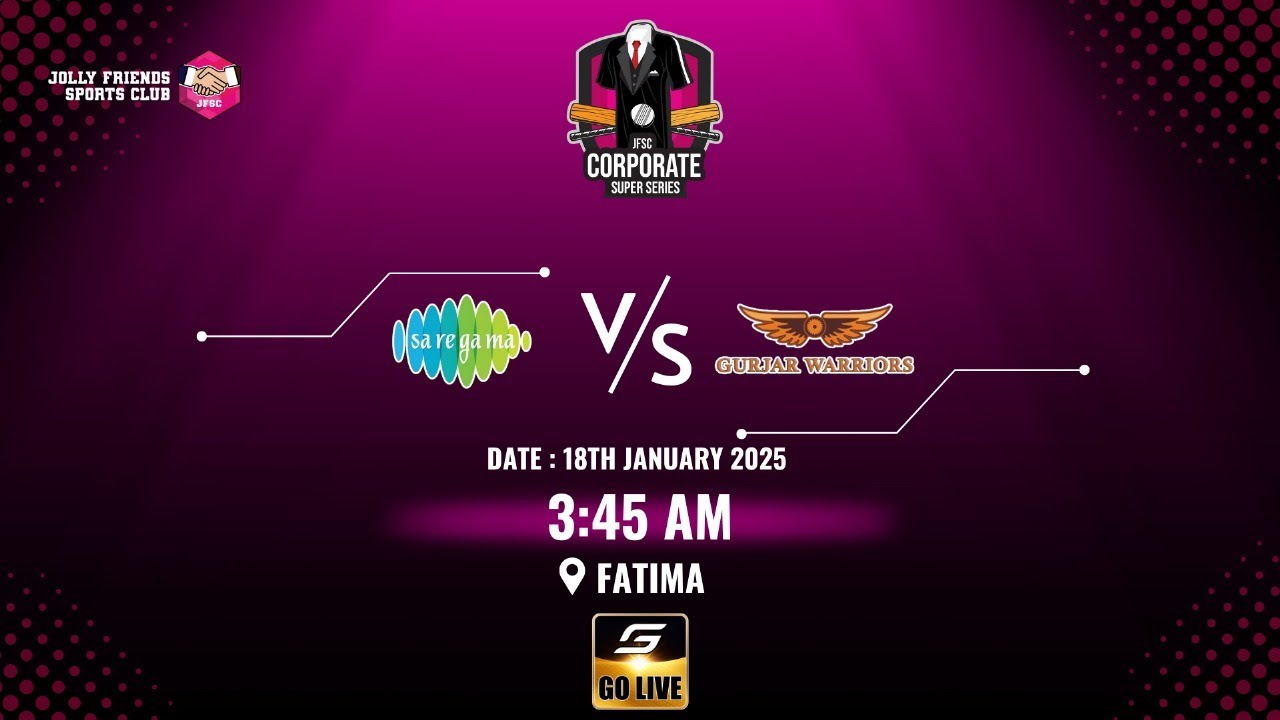 JFSC CSS SEASON 3 - | SA RE GA MA VS GURJAR WARRIORS I - YouTube