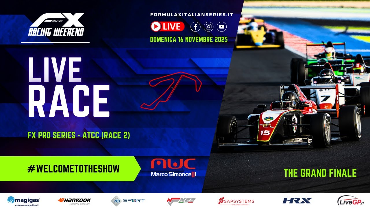 FX Racing Weekend | Live Race - Misano The Grand Finale 16/11/2025 ...