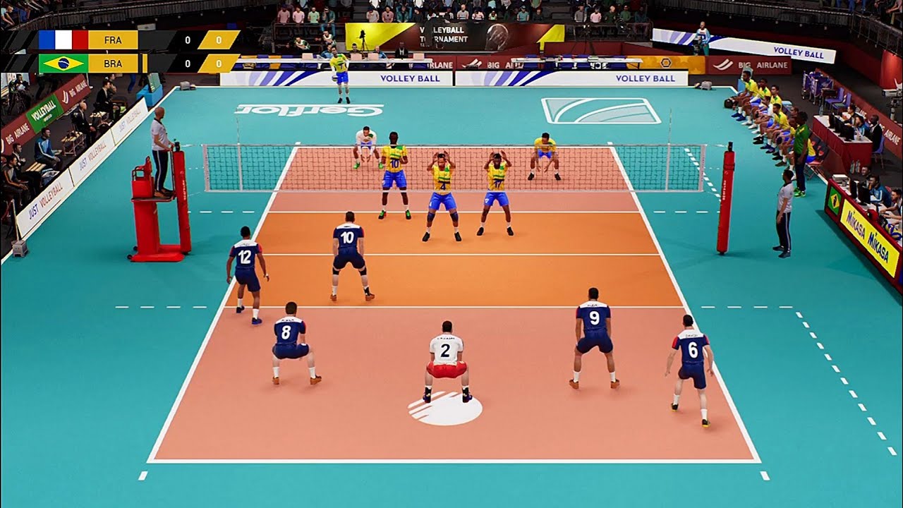 SPIKE VOLLEYBALL (PS5) - FRANCE vs BRAZIL (2025) - YouTube