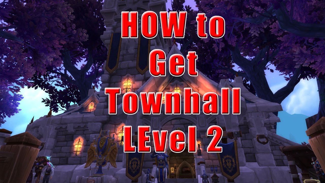 HOW TO GET GARRISON TOWN HALL LEVEL 2 Alliance - YouTube
