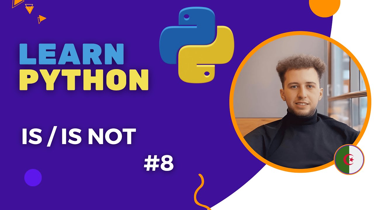 Learn Python In Arabic - is/ is not #08 - YouTube