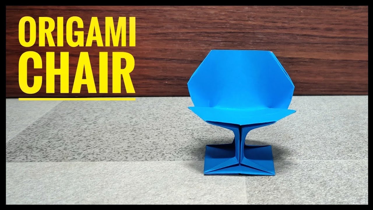 Origami Chair | Origami tutorial | Paper craft - YouTube