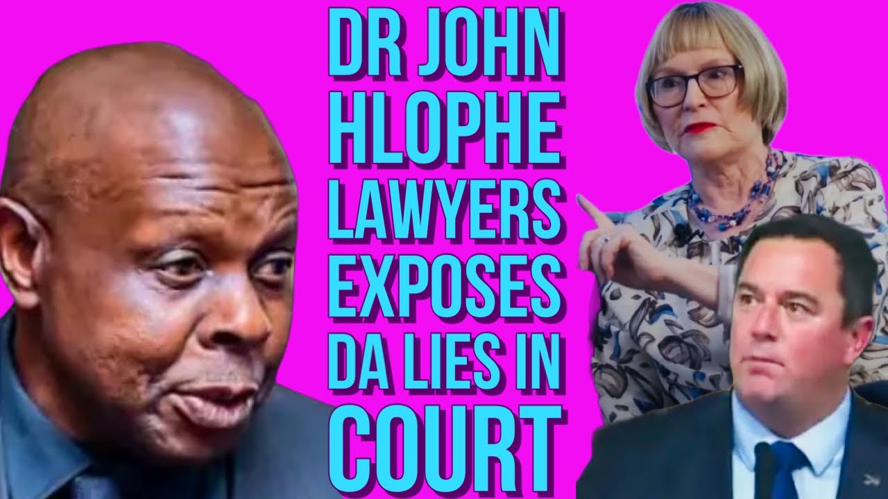 Dr John Hlophe Speech exposed DA and why he is hated . - YouTube