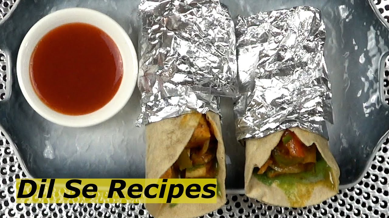 Tasty Paneer wrap|Paneer wrap|lunch box recipe|Spicy paneer wrap - YouTube