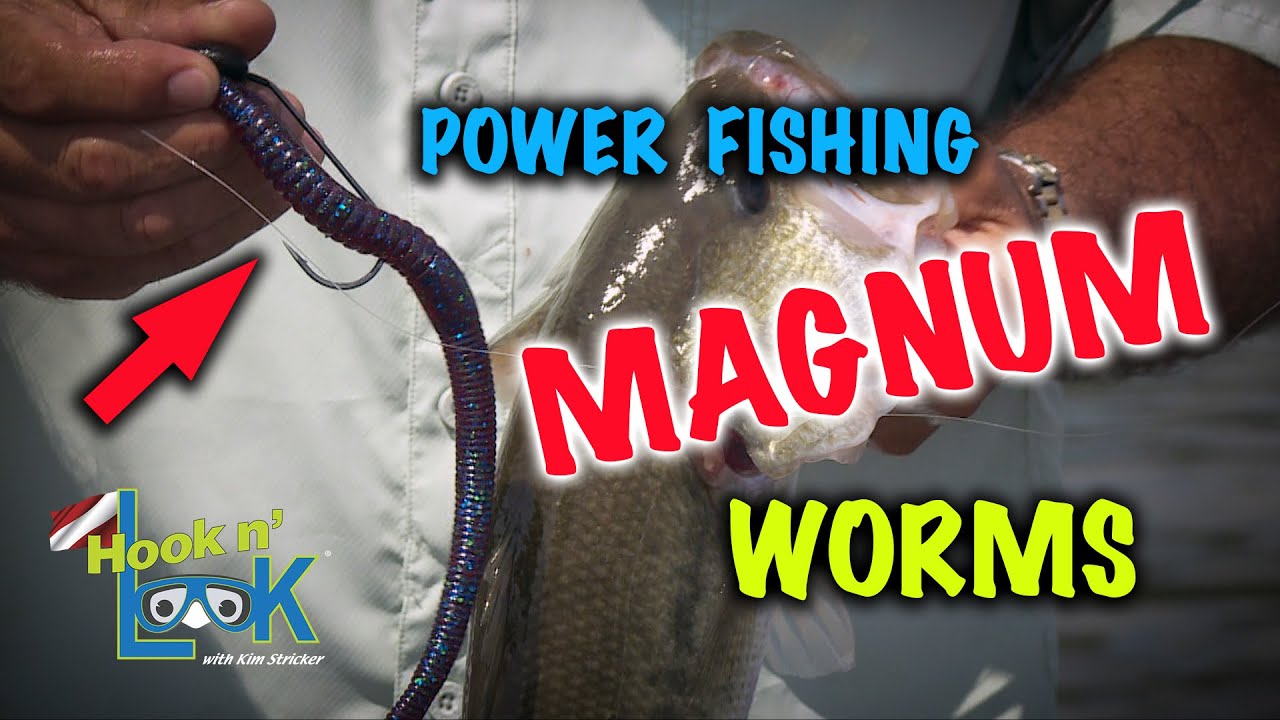 How to Power Fish Magnum Worms - Kentucky Lake Ledges - YouTube