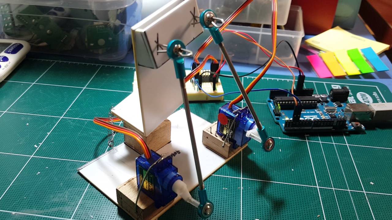 2DOF Motion Simulator Mockup test - YouTube