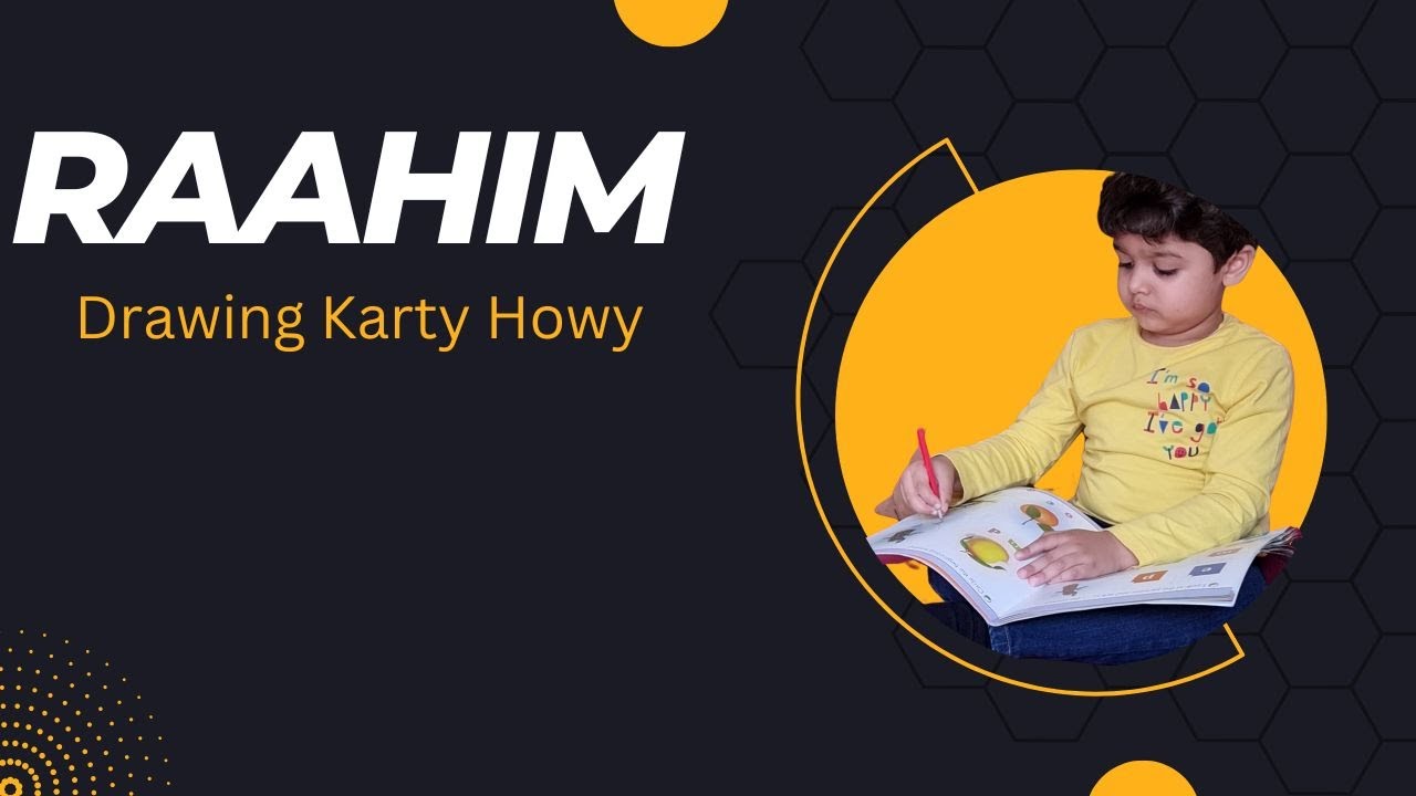 Raahim Drawing Karty Howy | @Raahimsworld - YouTube