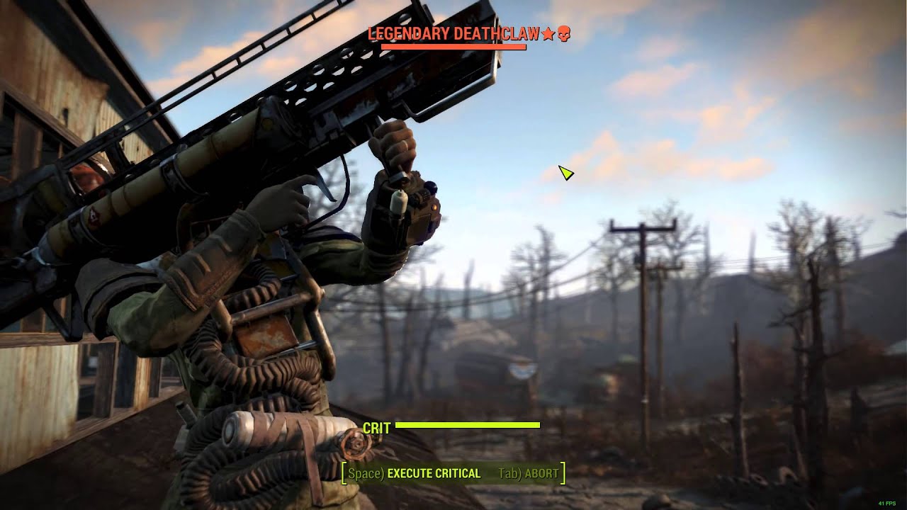 Fallout 4 - Fatman vs Legendary deathclaw - YouTube