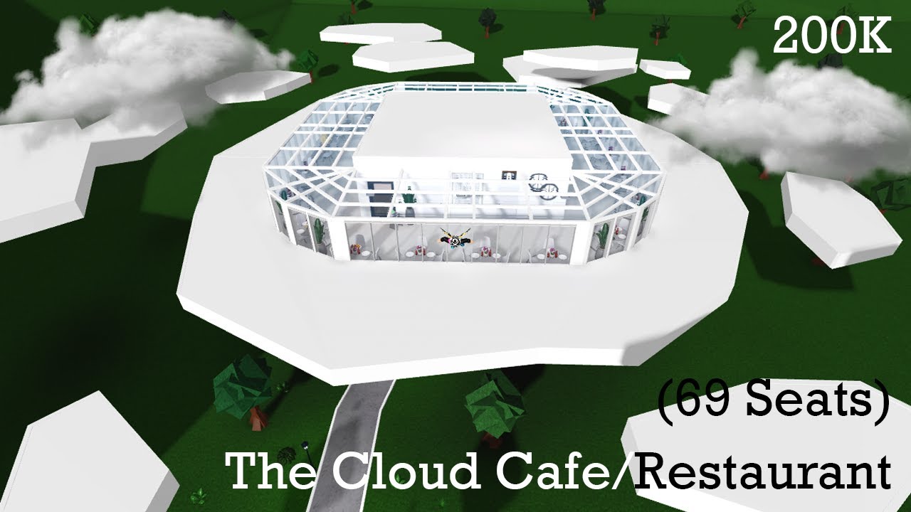 Roblox Bloxburg The Cloud Cafe/Restaurant (200K) - YouTube
