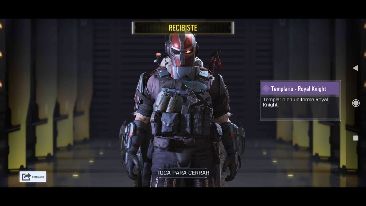 Estrenando el Nuevo Personaje Templario Royal Knight - Call of Duty ...
