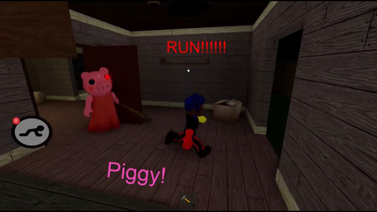 Getting chased by Piggy - YouTube