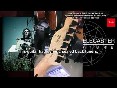 How To Spot A Fake JIM ROOT Fender Telecaster Guitar In Seconds ...