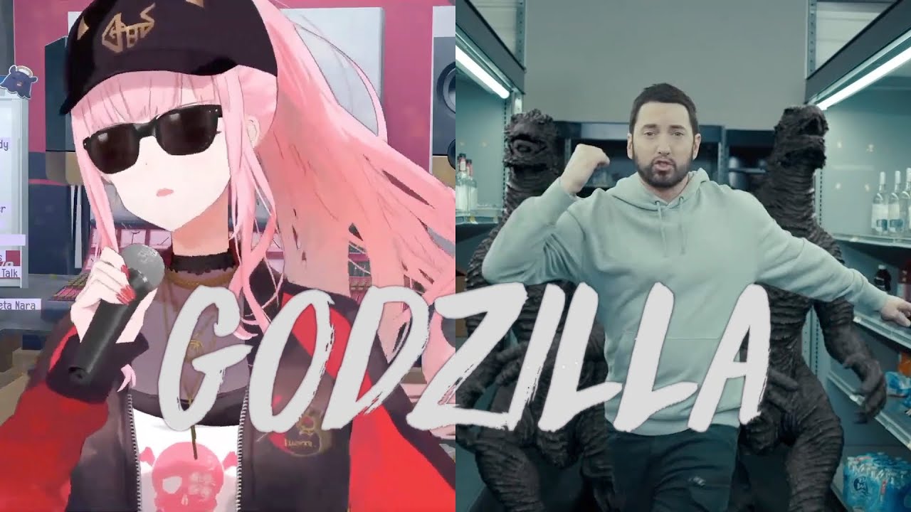Mori Calliope and Eminem ft. Juice WRLD sing Godzilla - YouTube Music