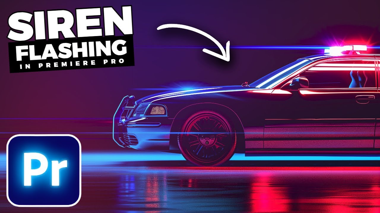 Police Siren FLASHING LIGHTS Overlay In Premiere Pro - YouTube