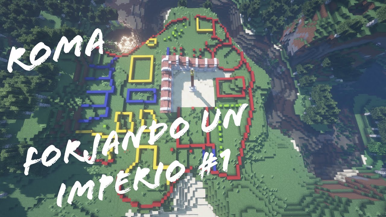 Construyendo una ciudad Romana en Minecraft | Forjando un imperio #1 ...
