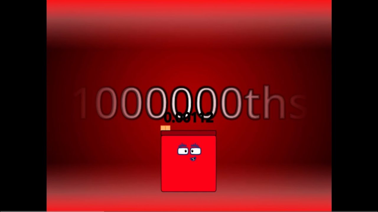 Numberblocks band millionths 112 - YouTube