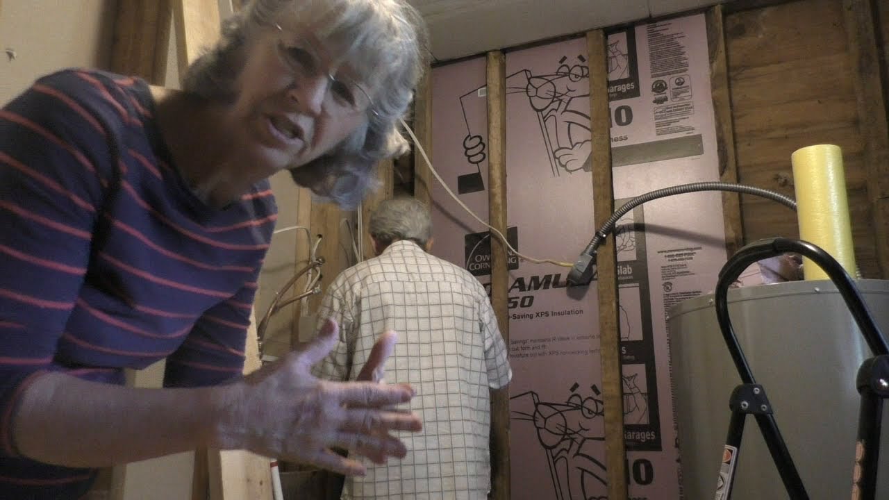 WALL INSULATION AND BEADBOARD INSTILLATION.. - YouTube