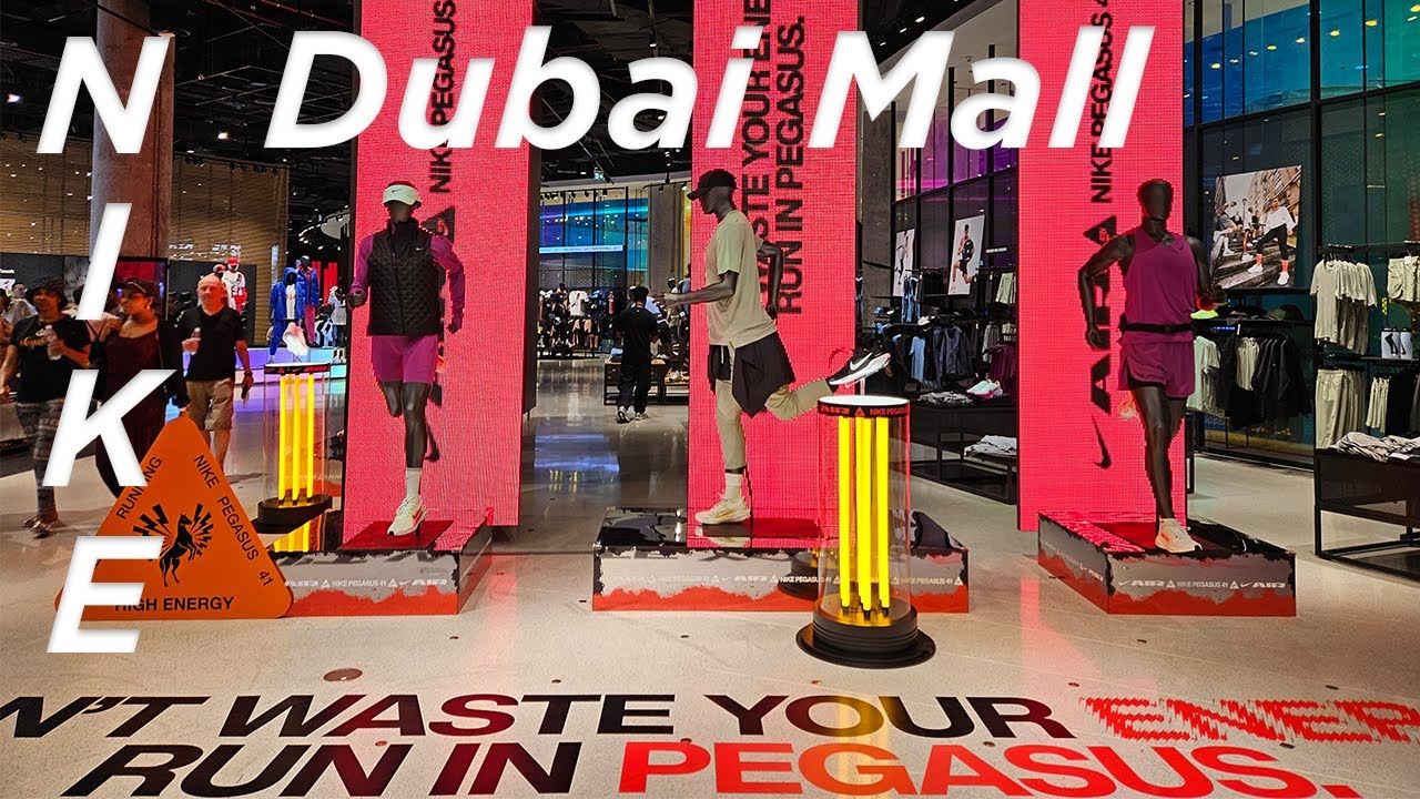 NIKE Dubai Mall 2024 - YouTube