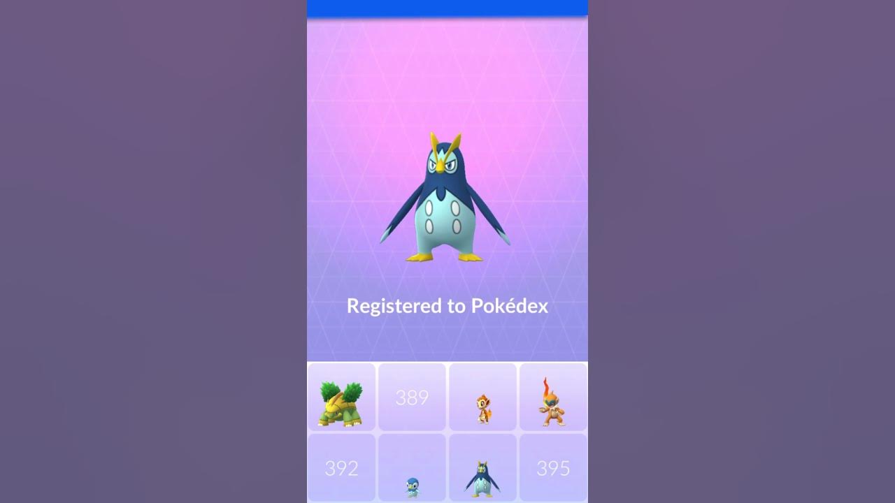 Piplup Evolves Into Prinplup Pokémon Go Youtube
