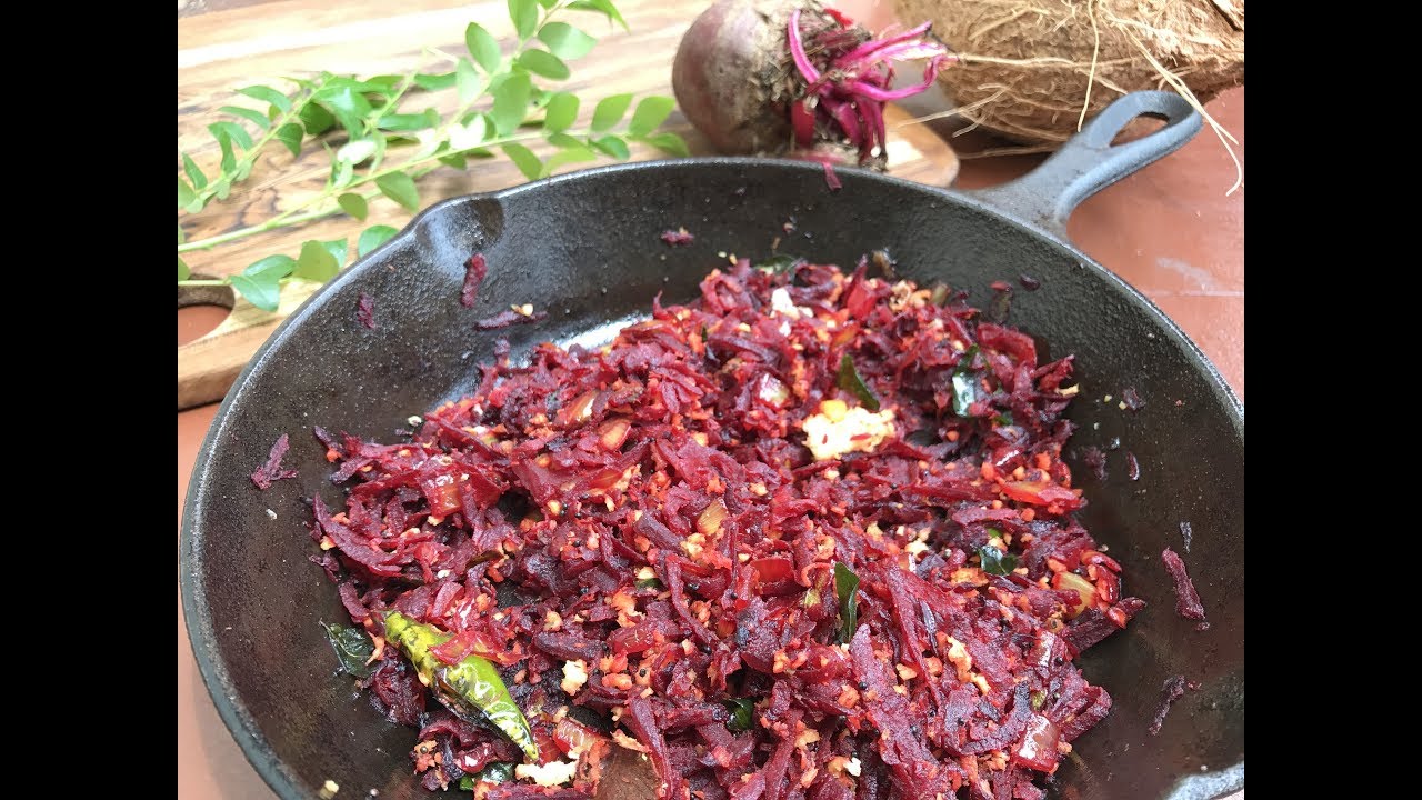 Beetroot Thoran | Beetroot Stir fry Kerala Style - YouTube