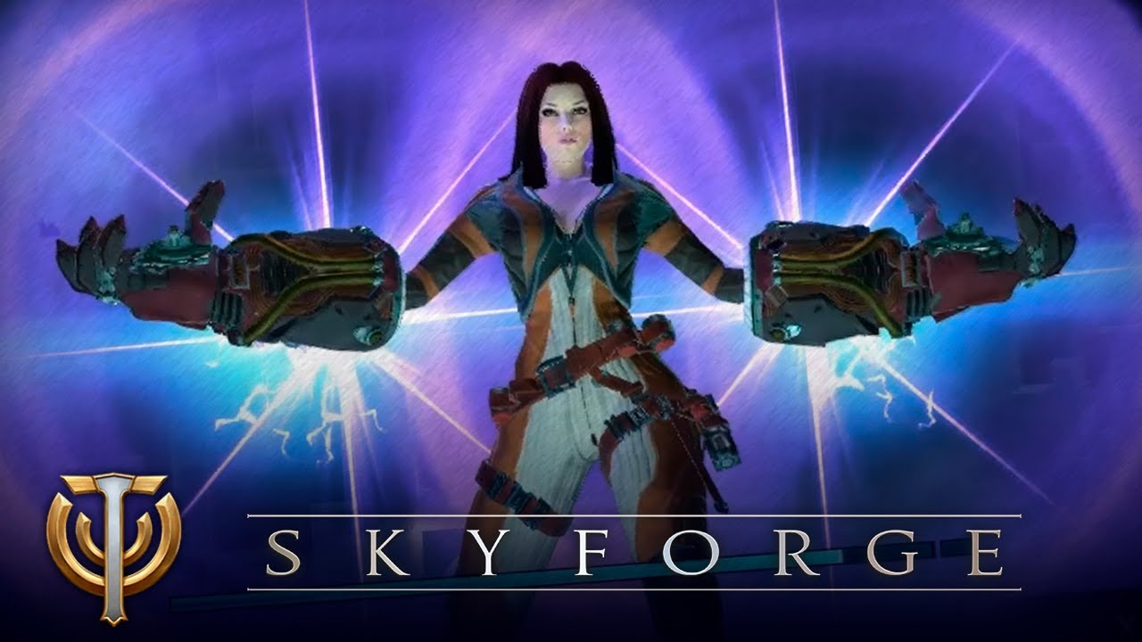 Skyforge gameplay Kinetic [all skills] - YouTube