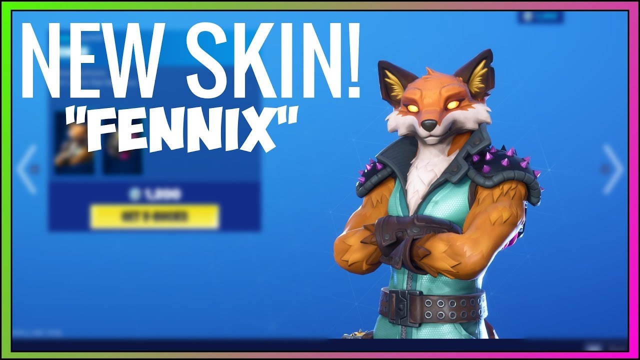 INSANE *NEW* FENNIX SKIN! (Season X) Fortnite Item Shop NOW - YouTube