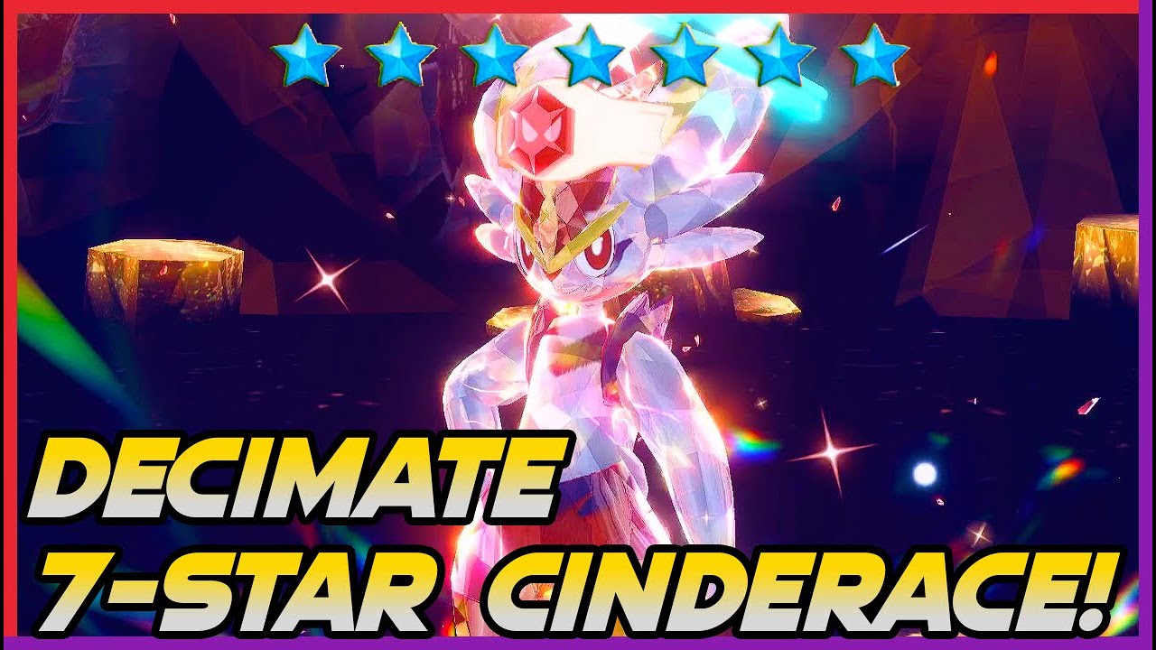 HOW TO SOLO RAID 7 STAR CINDERACE in Pokemon Scarlet and Violet(THE ...