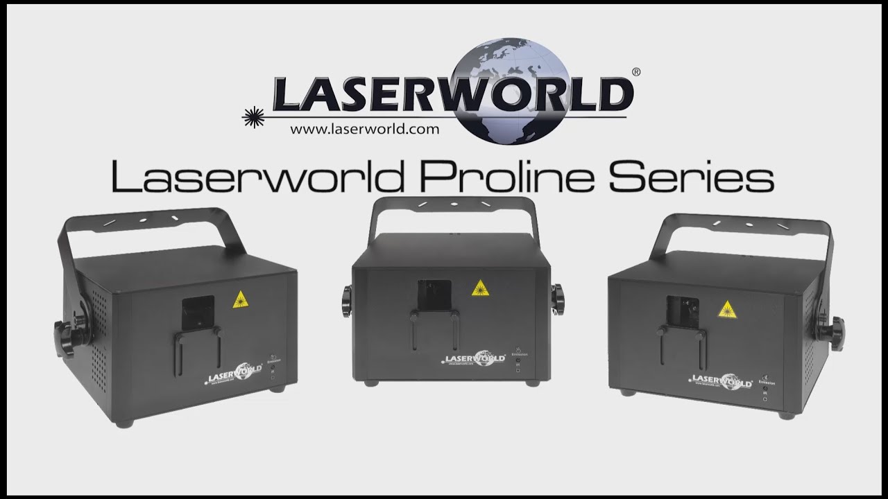 Laserworld Proline Series show laser light | Laserworld - YouTube