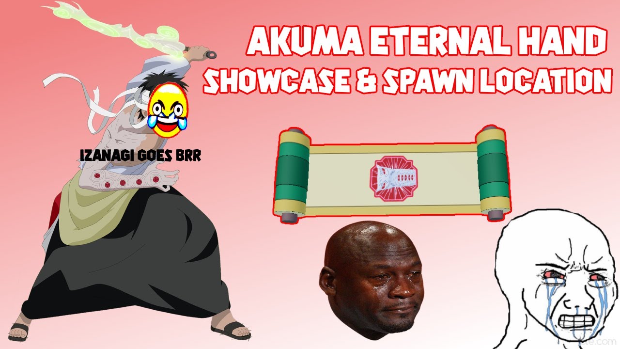 Shindo Life - AKUMA ETERNAL HAND SPAWN LOCATION & SHOWCASE!! - YouTube