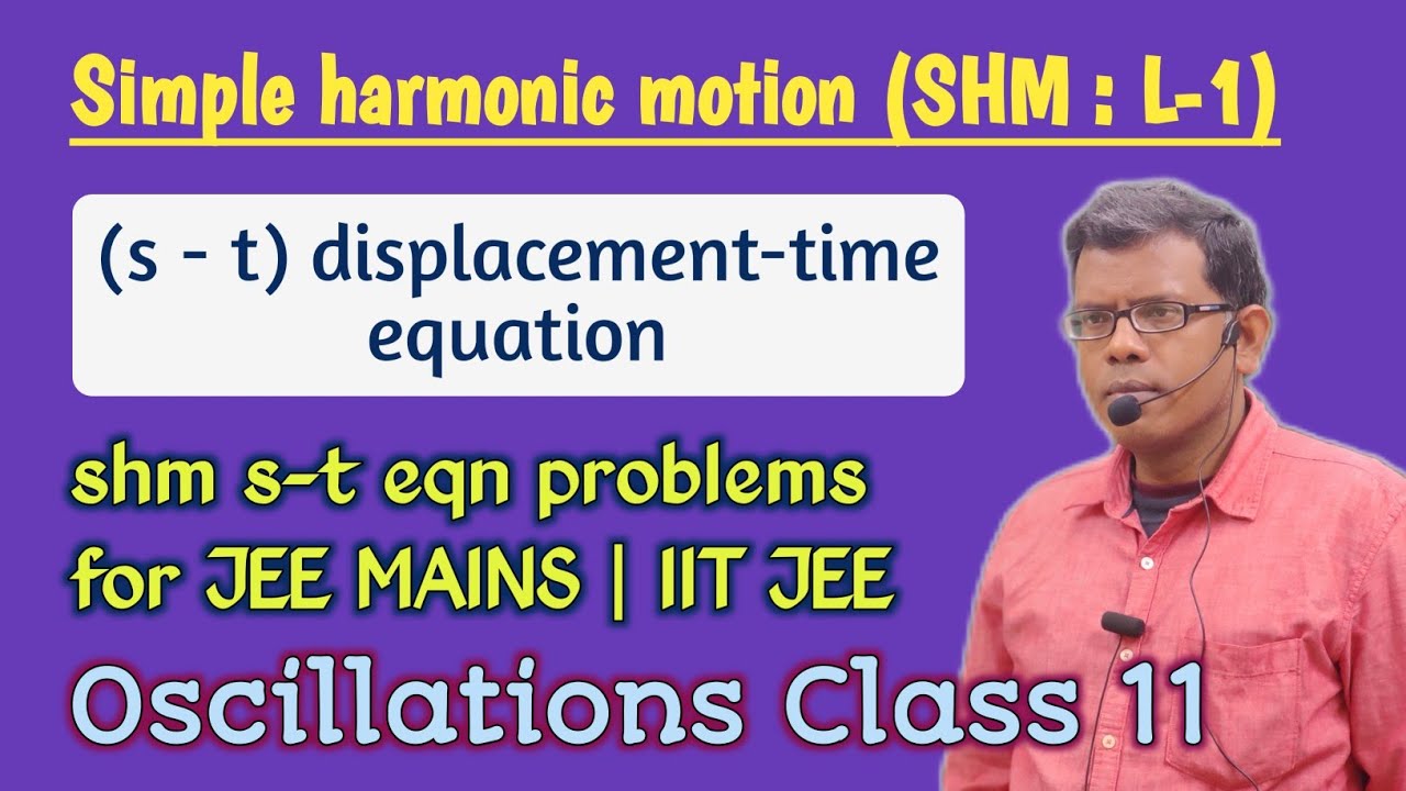 SHM (L-01)/ Displacement-time eqn. Oscillations Class 11. - YouTube