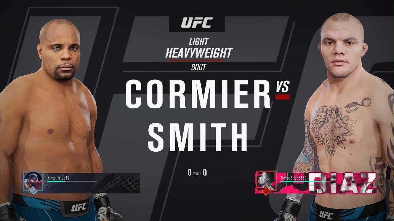UFC 4 - Daniel Cormier vs Anthony Smith (SPINNING BACK FIST KO ...