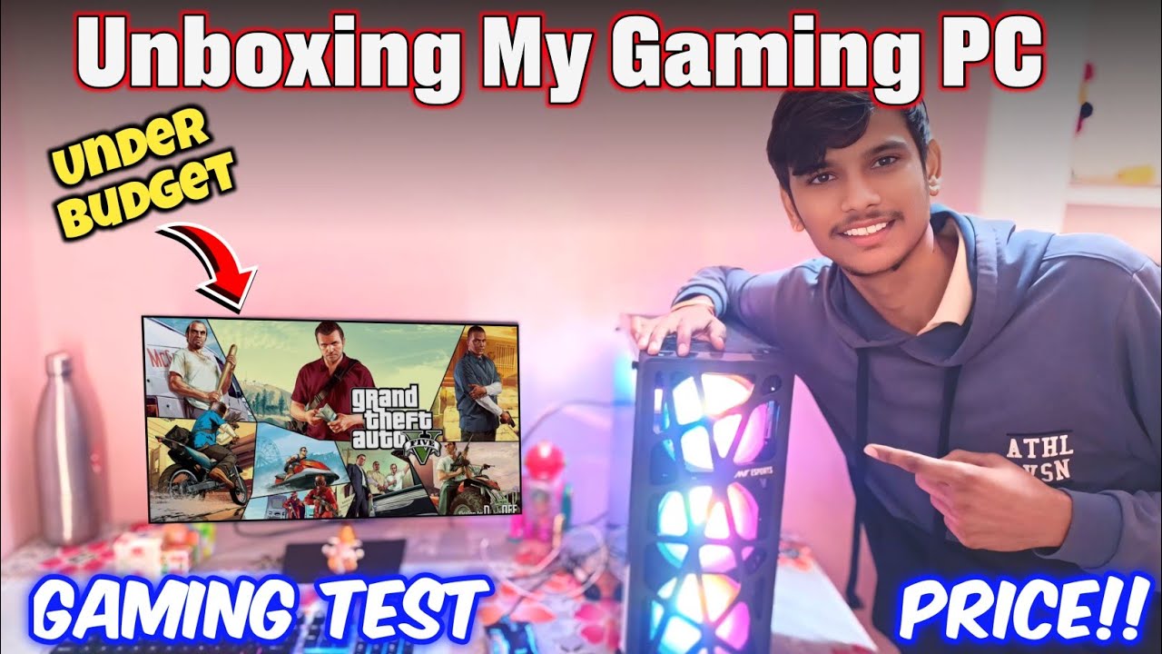 😍 My New Gaming PC Unboxing With Gaming Test - 200+ FPS - YouTube