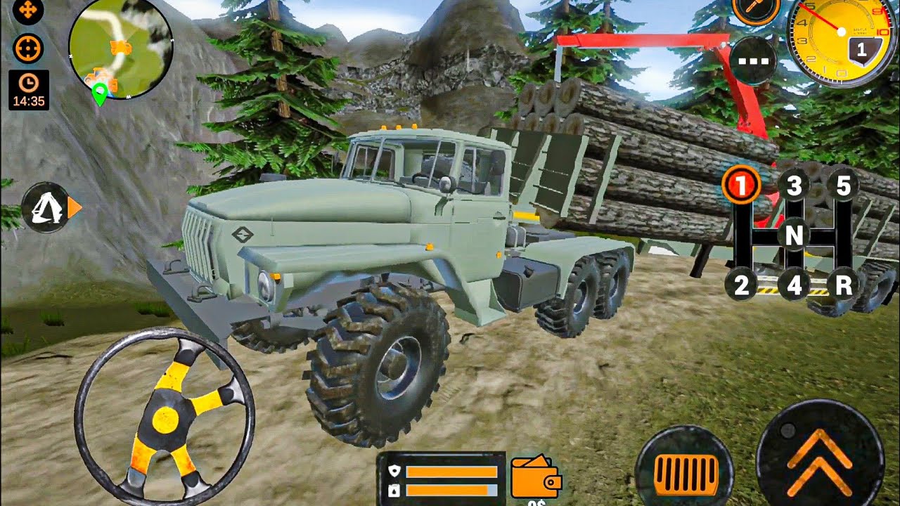 Heavy Wood Cargo Truck Adventure | Offroad Truck Driving Simulator ...