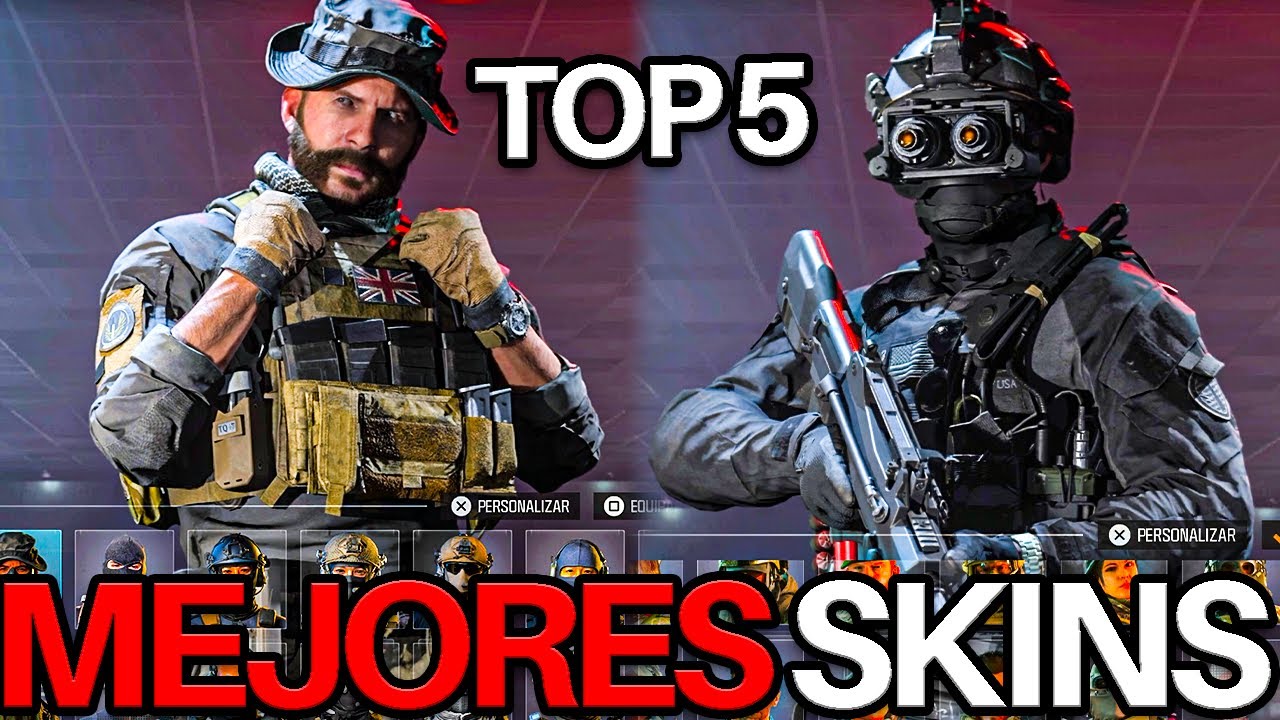 TOP 5 MEJORES SKINS DE WARZONE 3 - YouTube