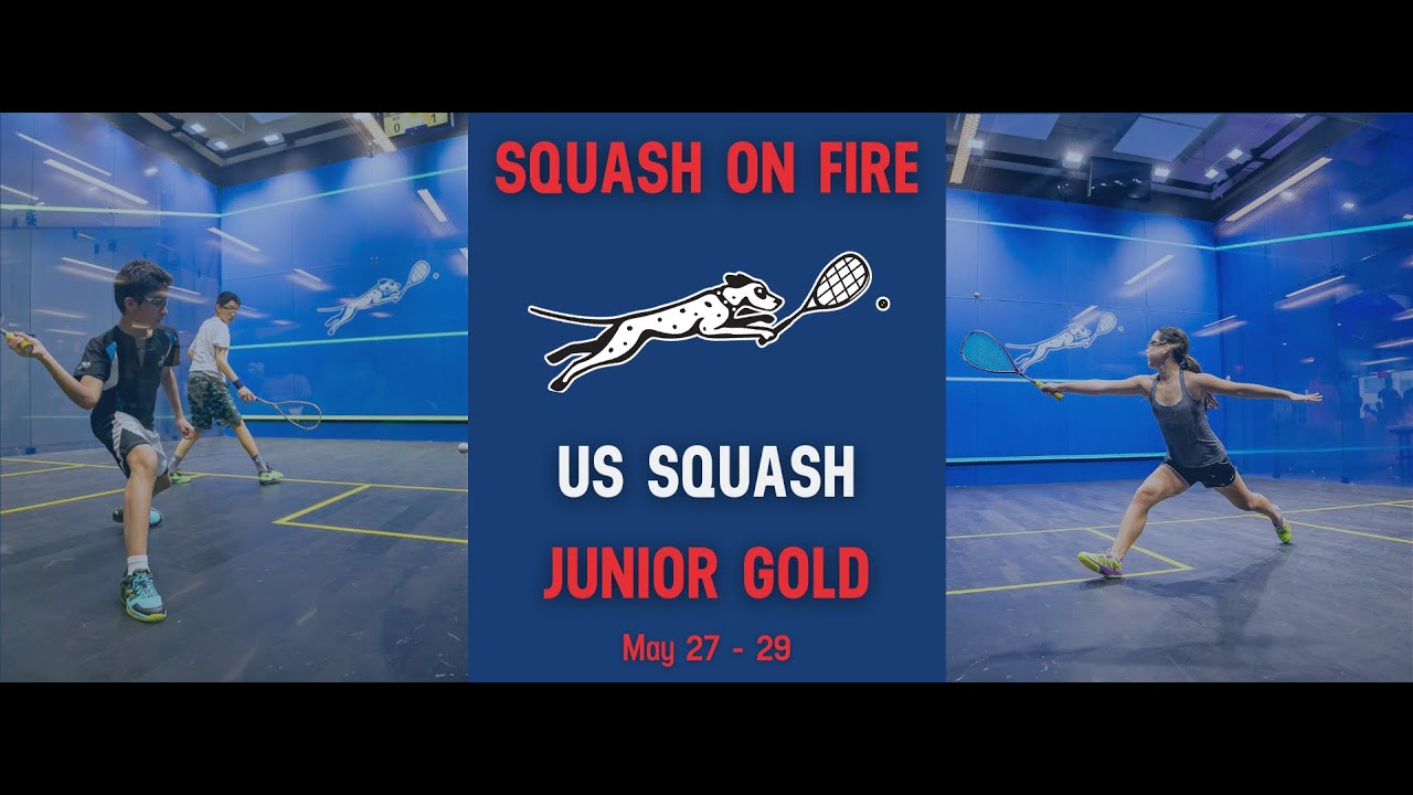 2023 Squash On Fire US Squash Junior Gold - Court 8 - YouTube