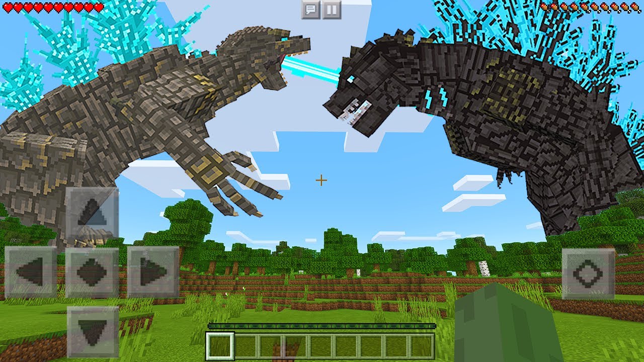 I Found GODZILLA -1 vs GODZILLA MINUS ONE V3 in Minecraft Pocket ...